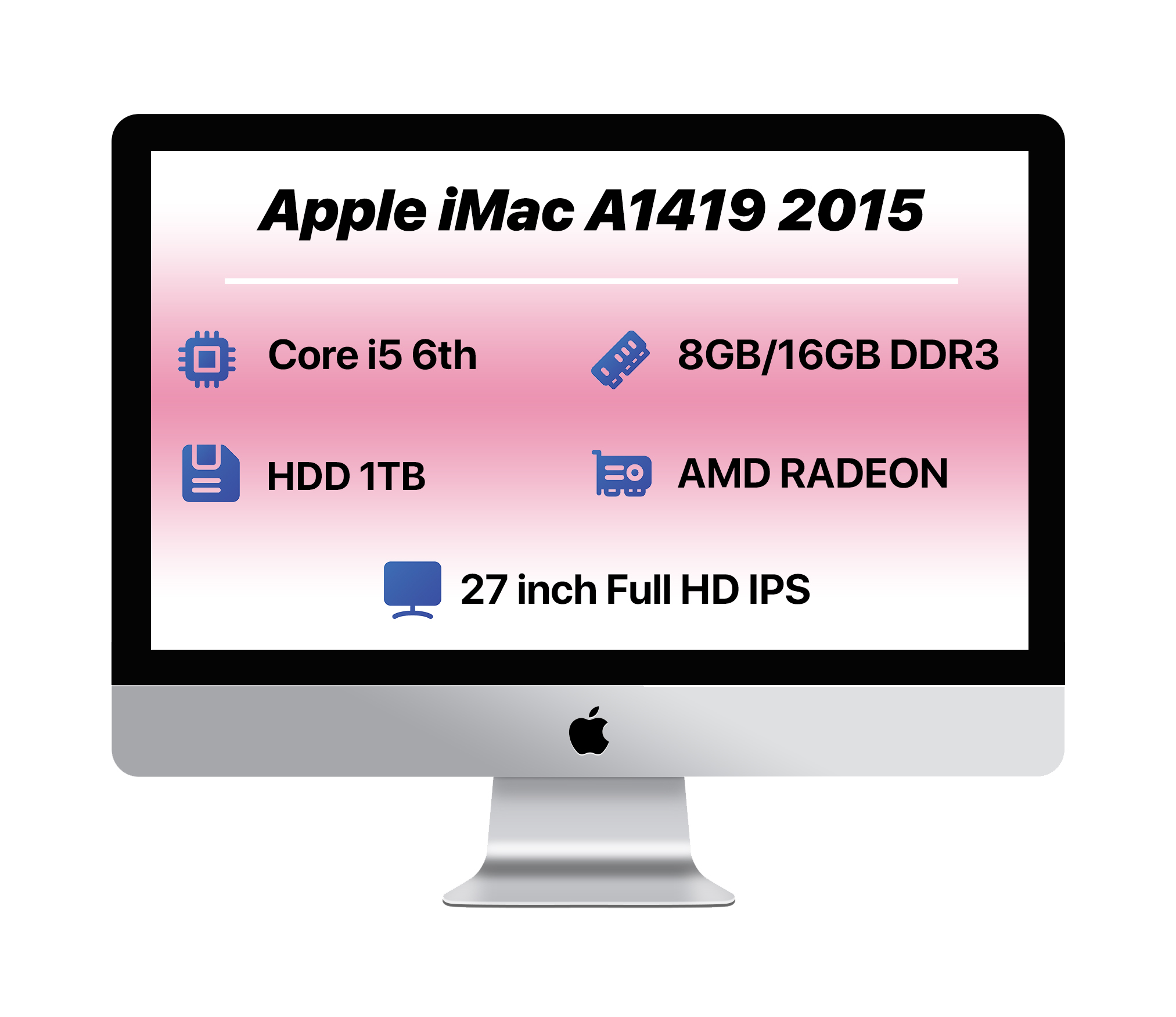 Apple iMac A1419 Late 2015 FHD - فروشگاه اینترنتی پی سی فای